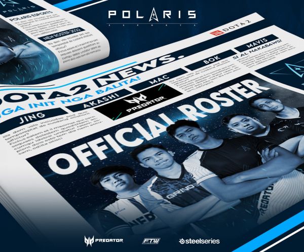 Polaris Esports представила новый состав по Dota 2
